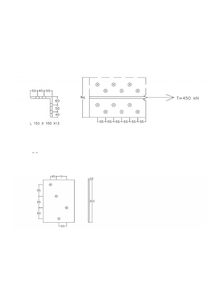 Staggered Rivet Connection Analysis | PDF