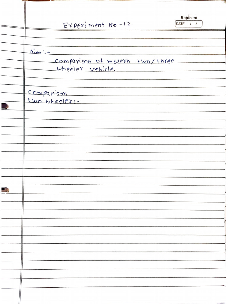 Experiment No 12 | PDF