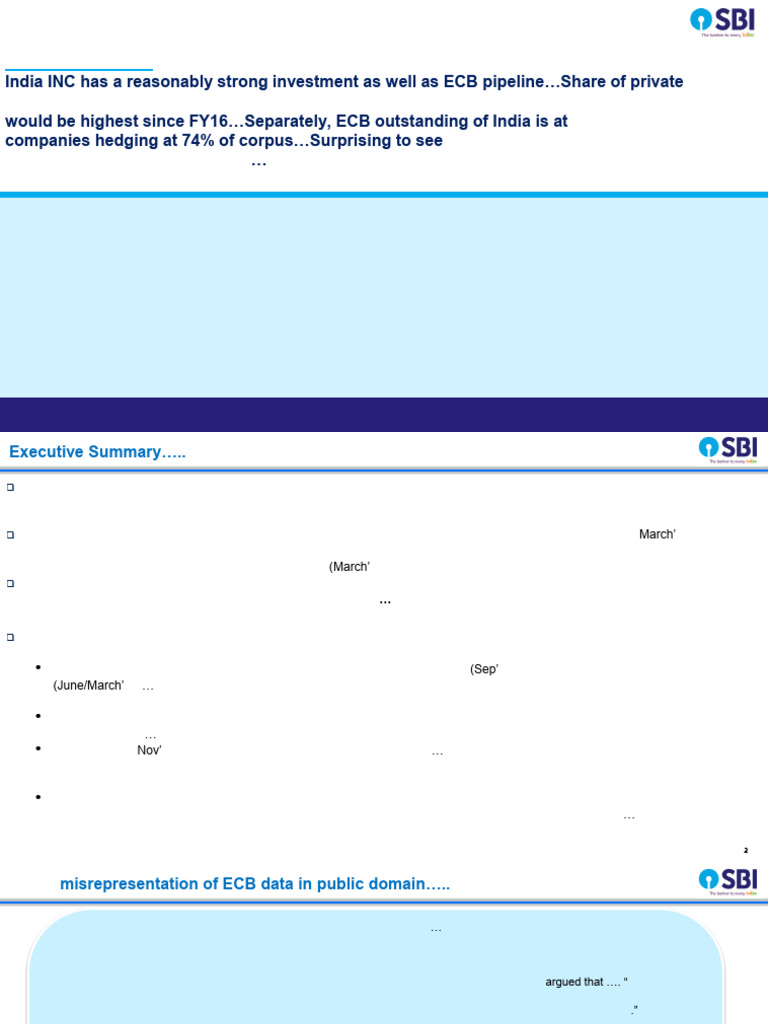 ECB and Investment - SBI Report | PDF | European Central Bank | Hedge ...