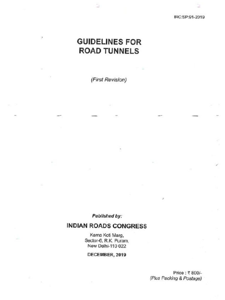 Irc SP 91 2019 PDF Free | PDF