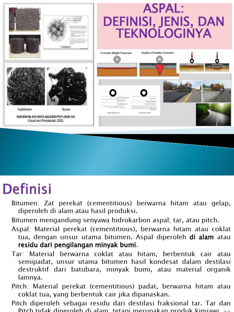 2 13022025 Aspal Jenis Dan Teknologinya | PDF