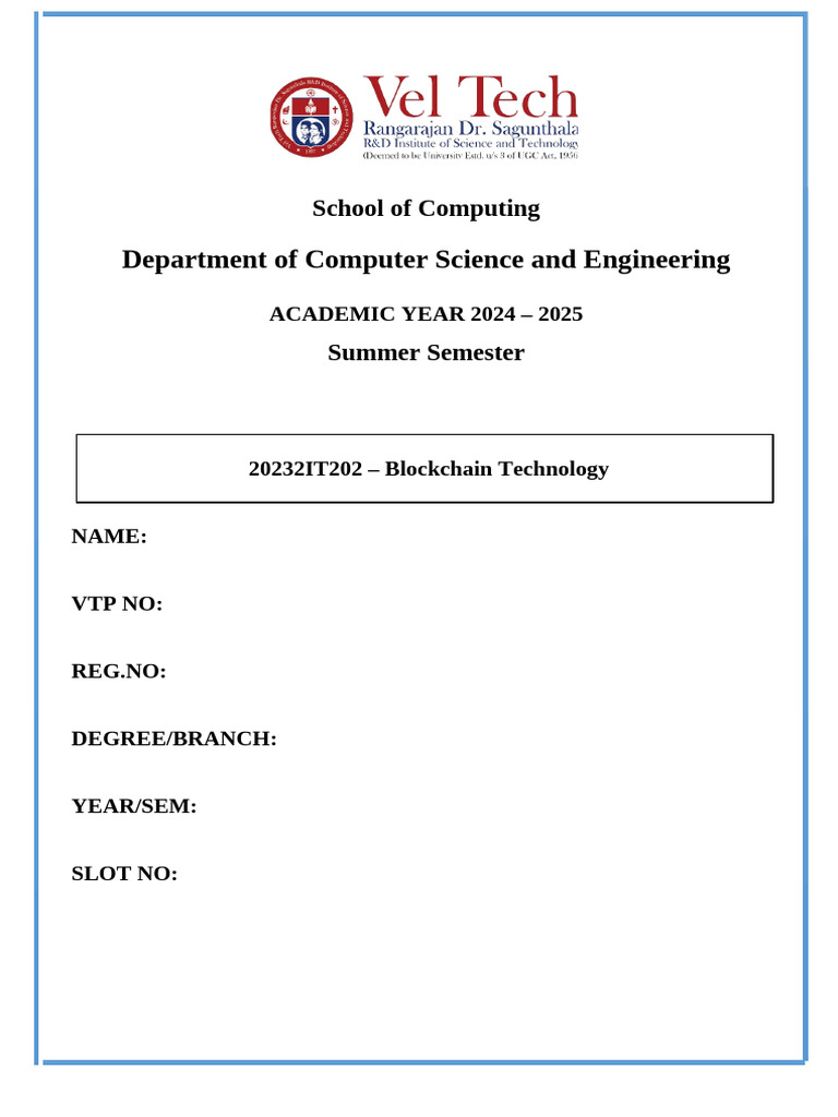 Blockchain Lab Manual1 | PDF | Computing