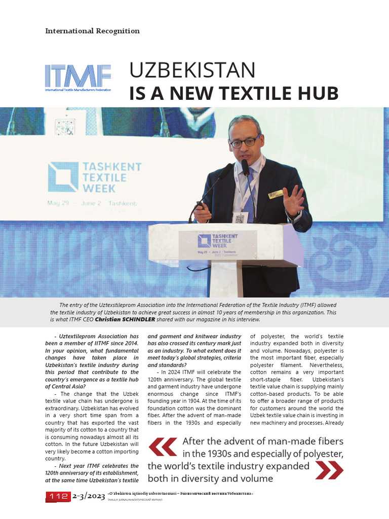 Uzbekistan's Rise as Textile Hub | PDF | Textiles | Uzbekistan