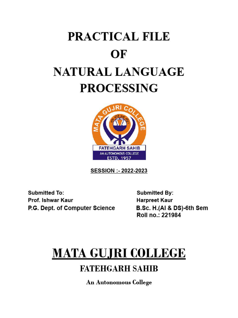 NLP1 | PDF
