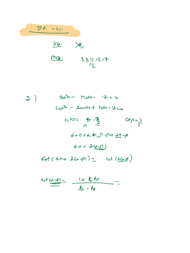 L1 Sheet Discussion - 3 | PDF