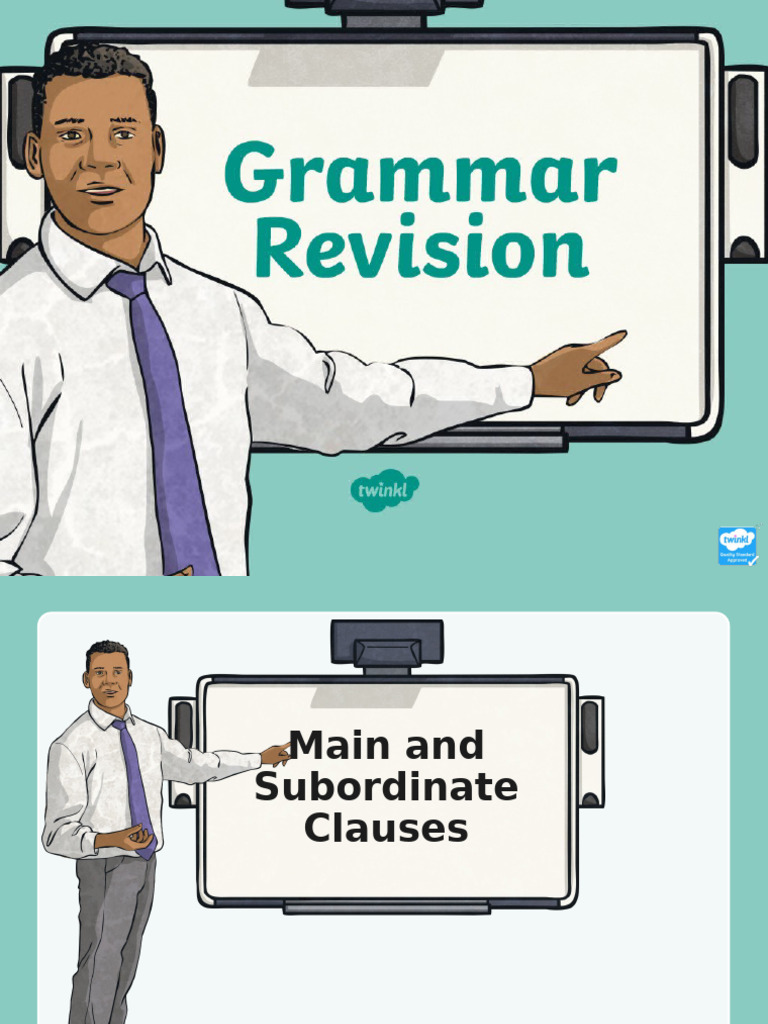 Understanding Main and Subordinate Clauses | PDF | Clause | Sentence ...