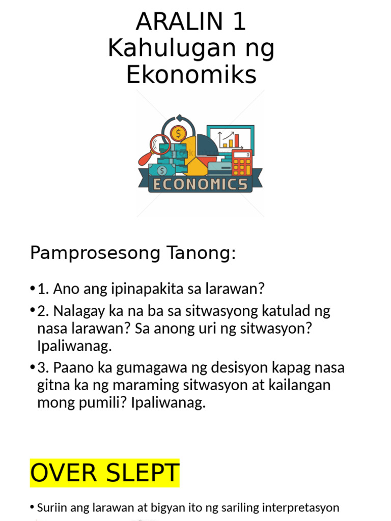 unang linggo AP9 1st Q L1 | PDF