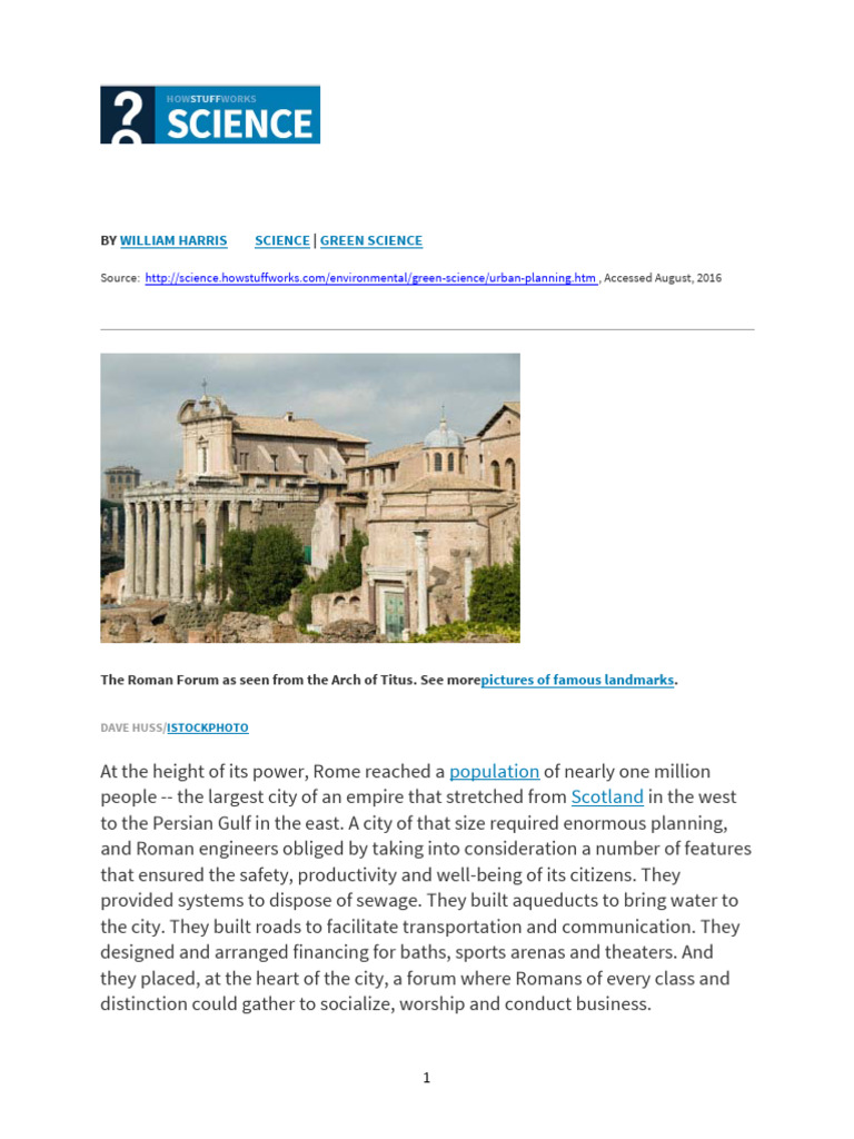 How Urban Planning Works | PDF | Urban Planning | Urbanization