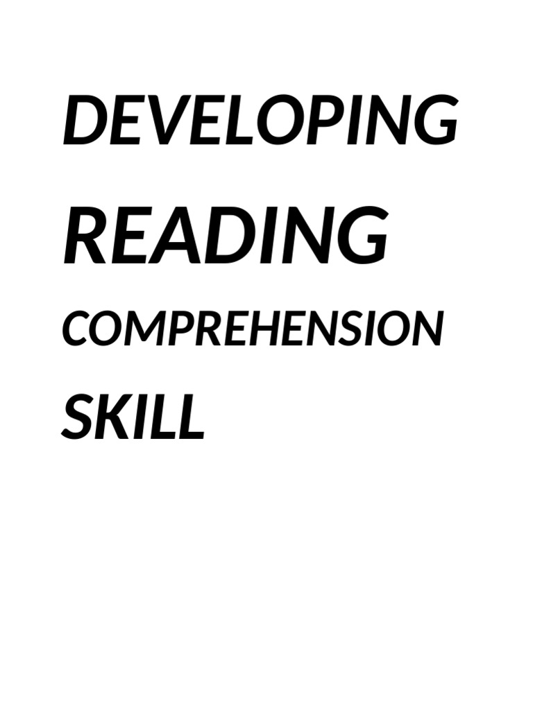 Developing Reading Comprhension Skills | PDF | Leonardo Da Vinci | Nile