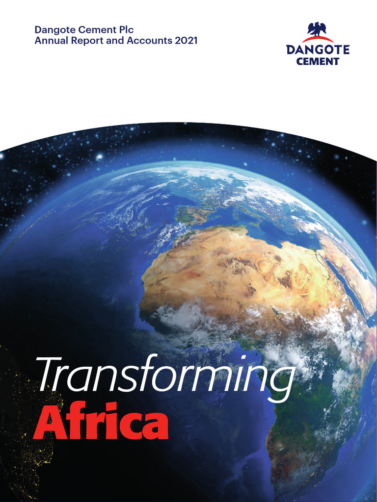 New Dangote Cement AR2021 | PDF | Infrastructure | Africa