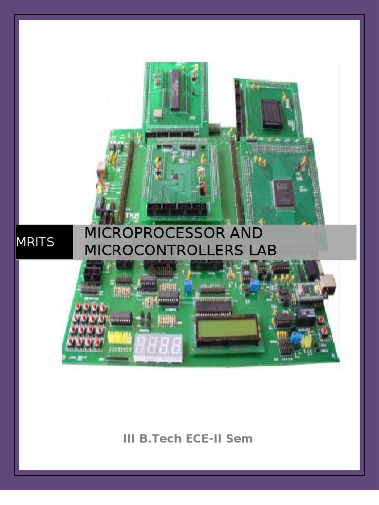 MPMCECE | PDF | Assembly Language | Command Line Interface