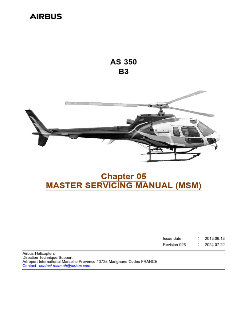 350_MSM-05-B3_E_MC26_A4_VOL01-1 | PDF | Aerospace | Aircraft