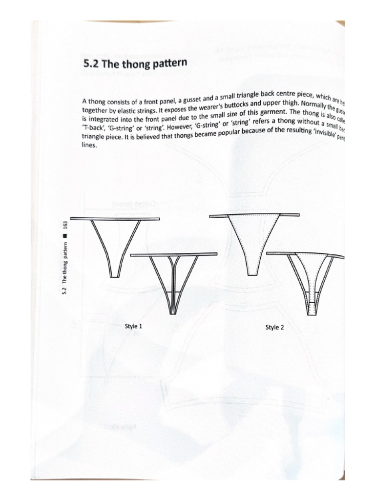 5.2 the Thong Pattern | PDF