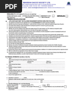 Loan Application Form Revised 2023 | PDF | Loans | Credit