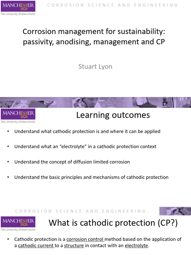 Introduction To Cathodic Protection | PDF | Corrosion | Electrolyte