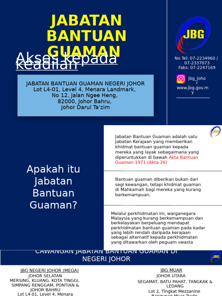 Slide JBG Negeri Johor 2023 | PDF