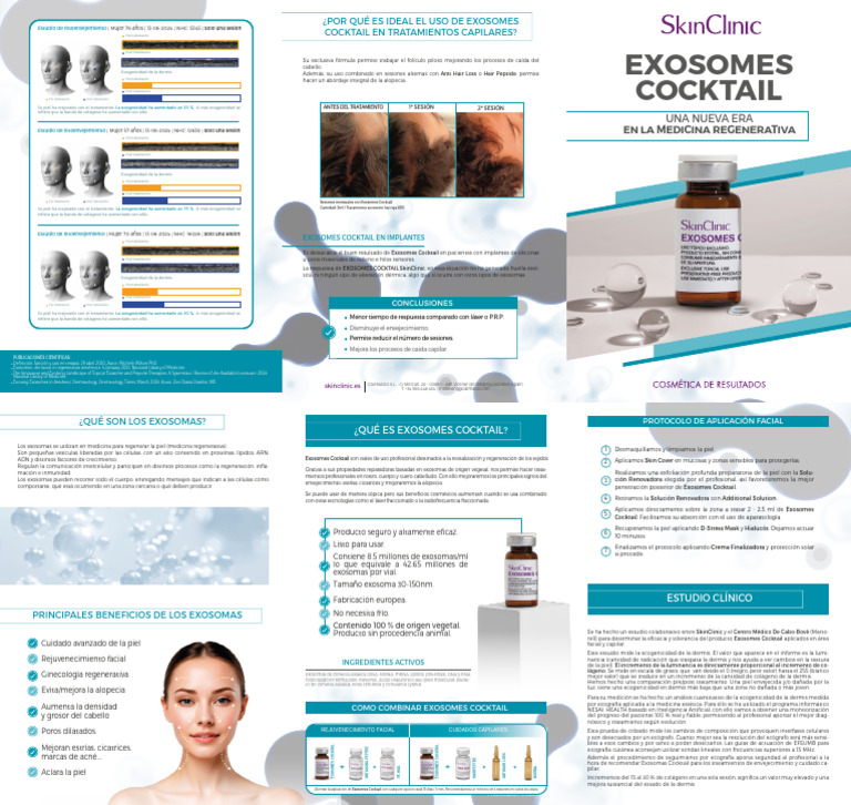Ficha Exosomes Cocktail Skinclinic | PDF | Ultrasonido médico