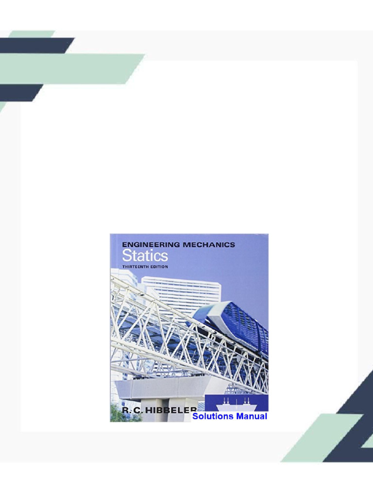 Download all chapters of Engineering Mechanics Statics 13th Edition ... Download all chapters of Engineering Mechanics Statics 13th Edition ...