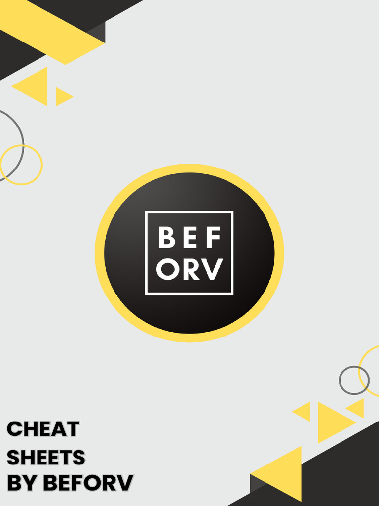 Cheat Sheet 2k25 | PDF