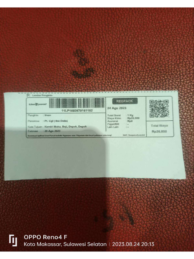 Struk Kas 28 MKS | PDF