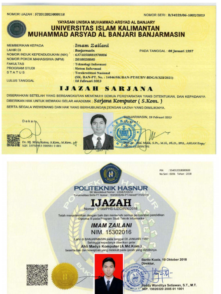 Berkas Pendukung_Imam Zailani1 | PDF