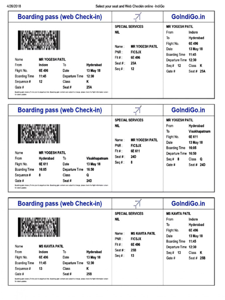 Sample Boardingpass | PDF