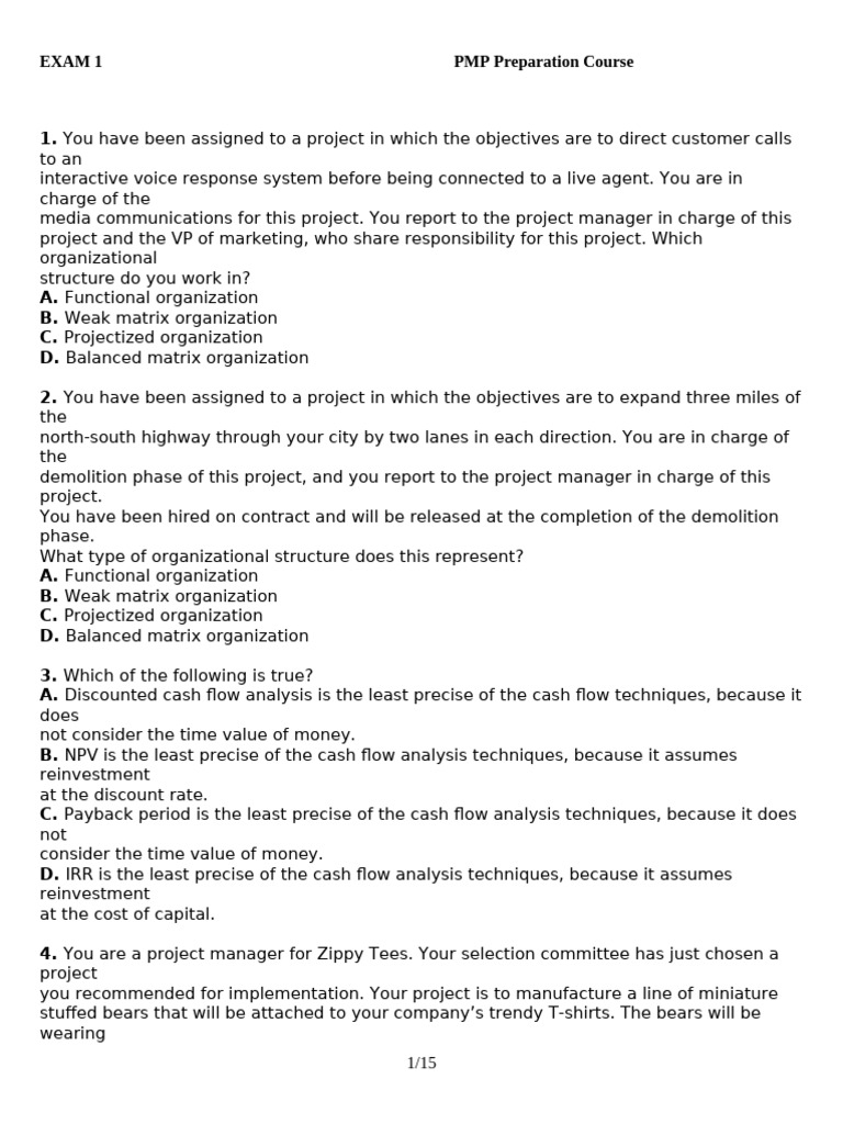 Project Management Assessment | PDF | Risk | Performance Appraisal