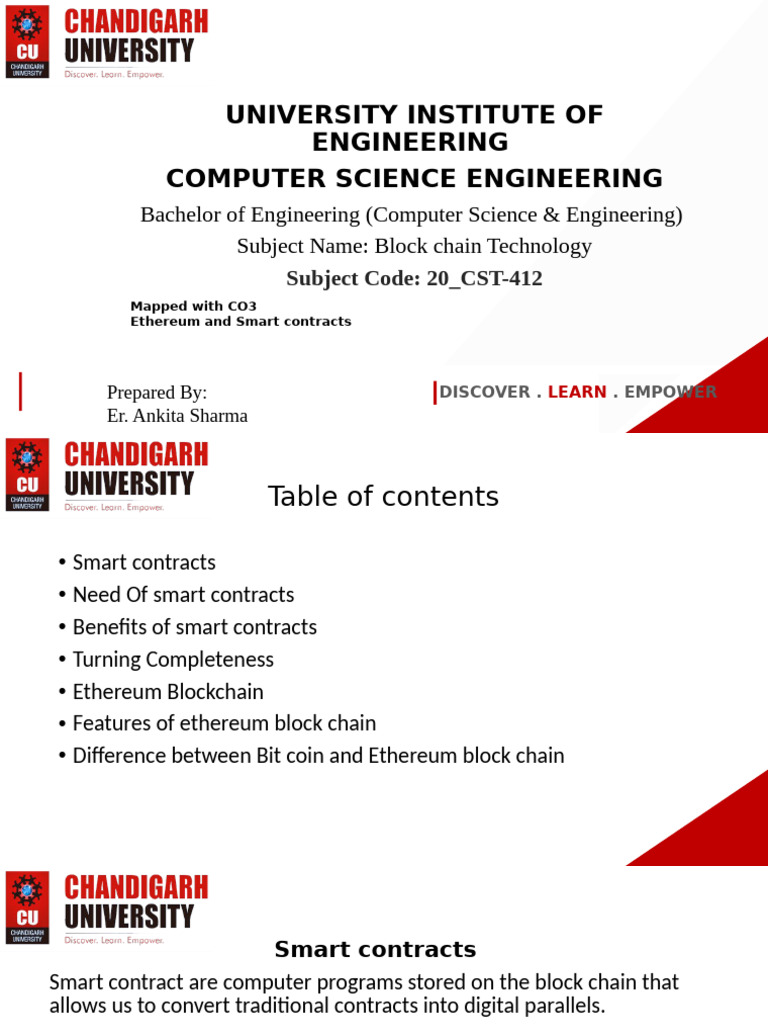 Smart Contracts ETHER | PDF | Computer Science | Distributed Computing
