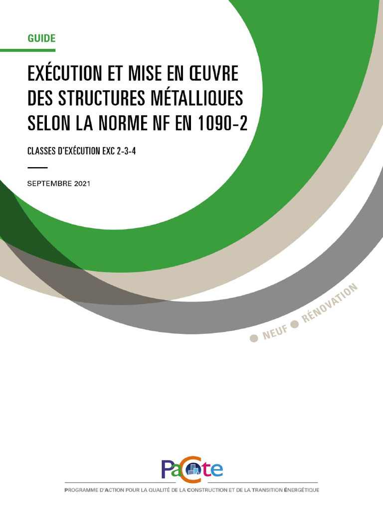 Exécution Et Mise en Oeuvre Des SM Selon La Norme NF en 1090-2 | PDF