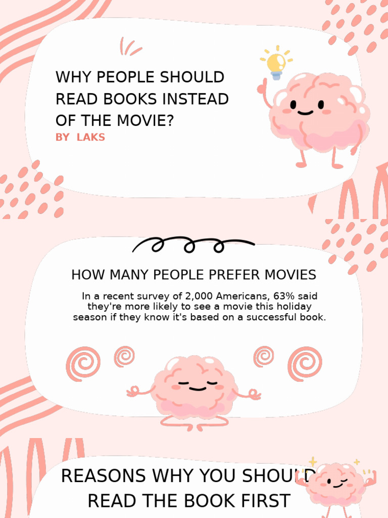 Why People Should Read Books Instead of The Movie | PDF