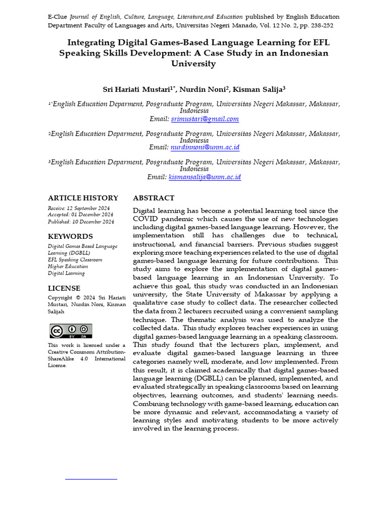 10904-Article Text-43300-1-10-20241223 | PDF | English As A Second Or Foreign Language ...