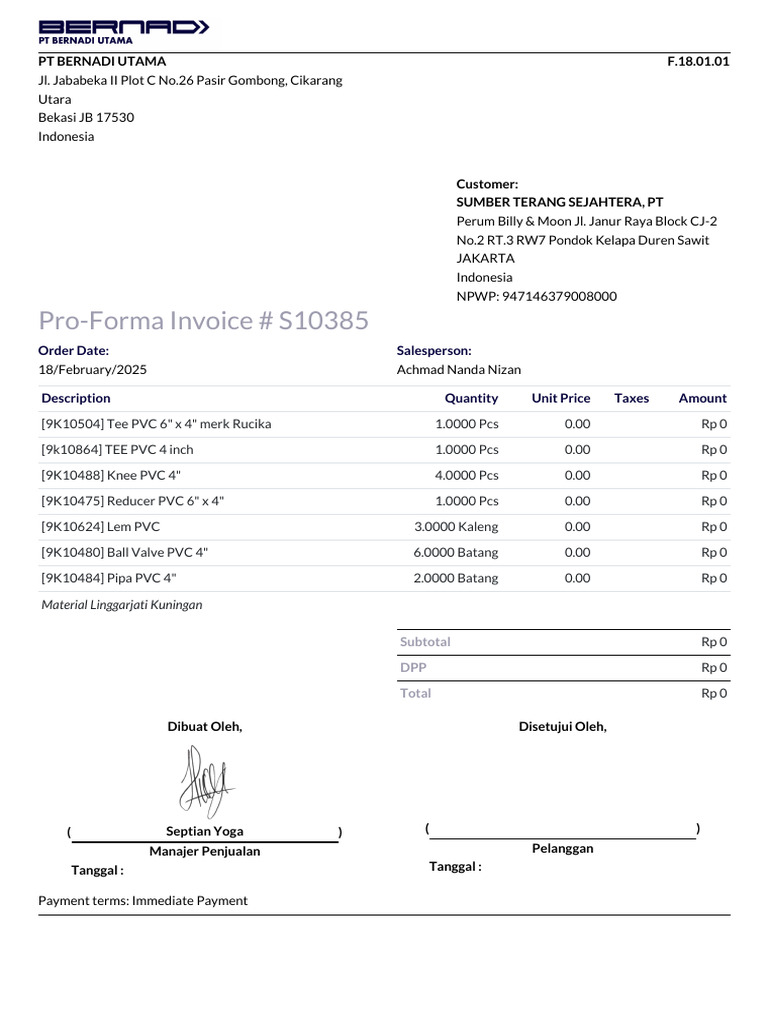 Pro-Forma - S10385 | PDF | Accounting