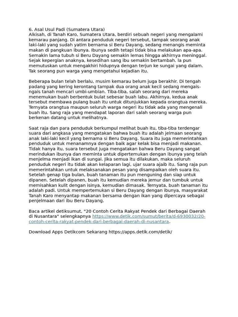 Asal Usul Padi | PDF