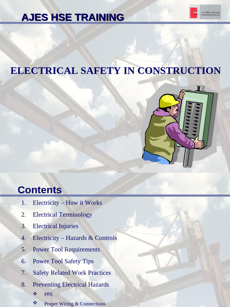 Electrical Safety in Construction Guide | PDF | Fuse (Electrical ...