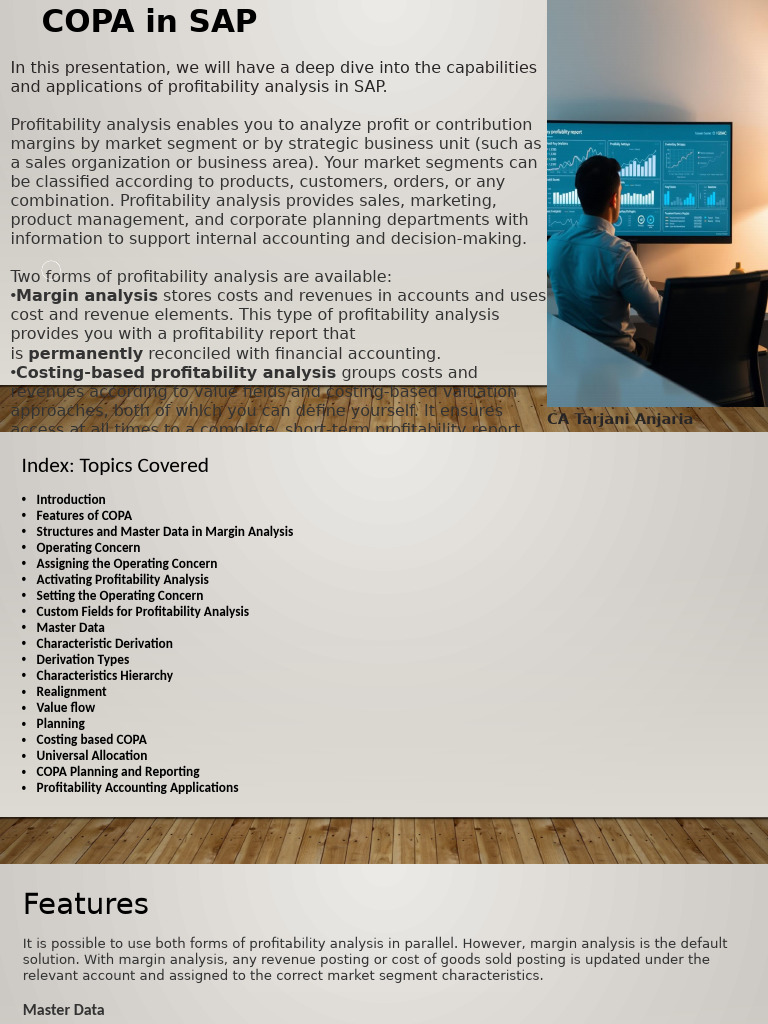 COPA in SAP Updated | PDF | Profit (Economics) | Market Segmentation