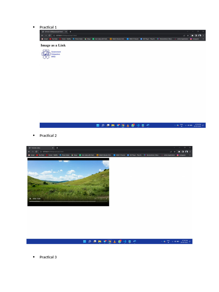 DWPD Practical 1 | PDF