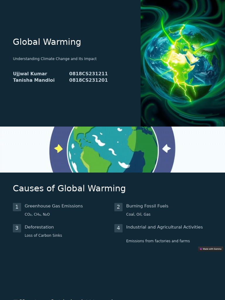 Global-Warming-Causes-Effects-and-Solutions | PDF