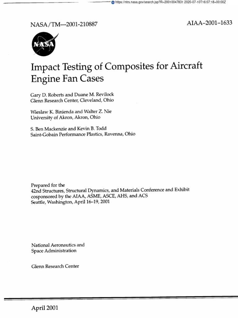 Aircraft Composite Impact Tests | PDF | Composite Material ...