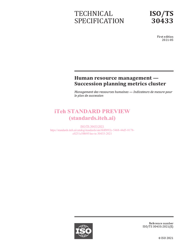 ISO-TS-30433-2021 | PDF | International Organization For ...