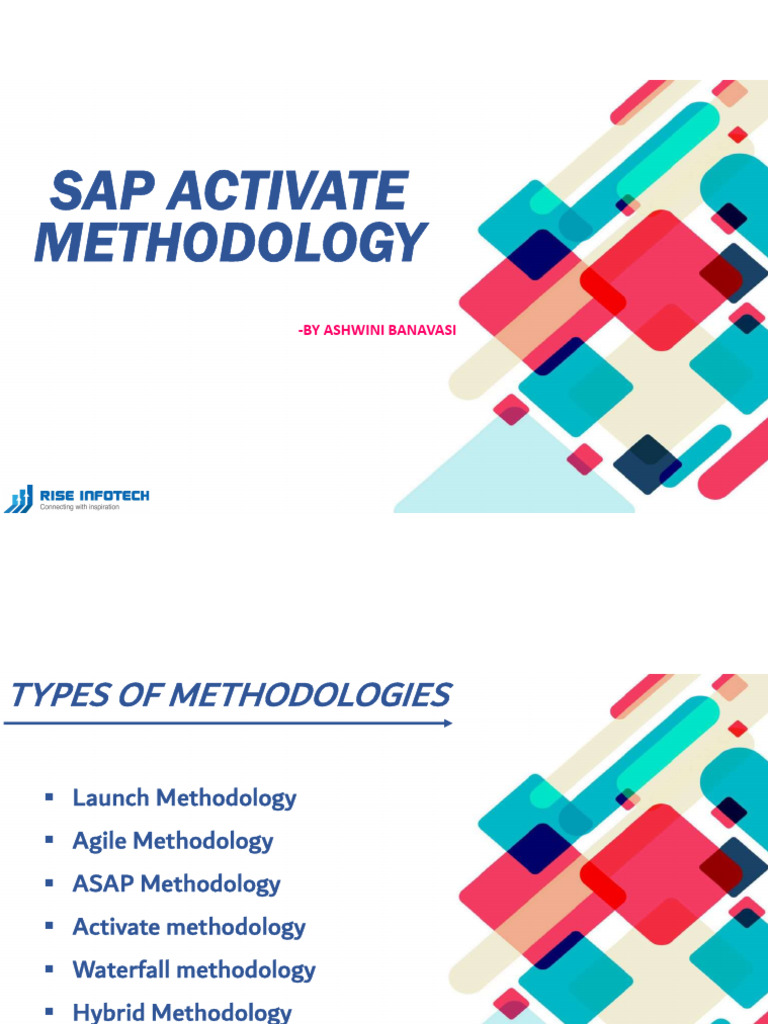 SAP Activate Methodology Overview | PDF | Software Development Process ...