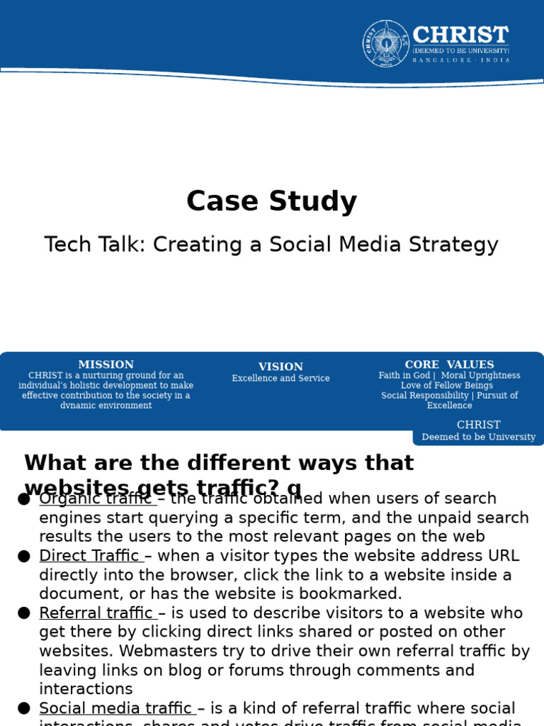 Case Study - Social Media | PDF | Search Engine Optimization | Hypertext