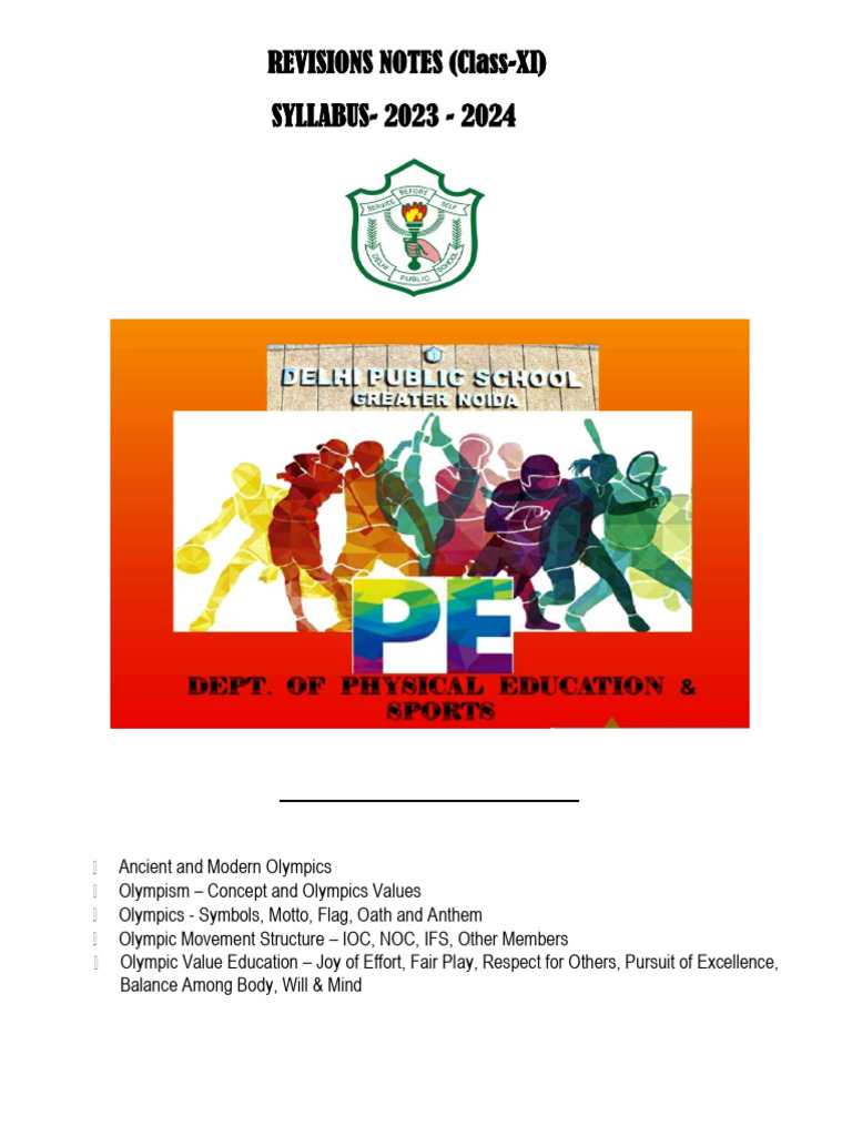 Olympism and Olympic Values Overview | PDF | Olympic Games | Sports