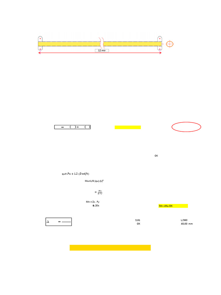 Spreader Beam Design Calculations | PDF | Bending | Materials