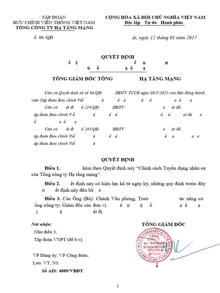 Chính Sách TD VNPTNet - Compressed | PDF