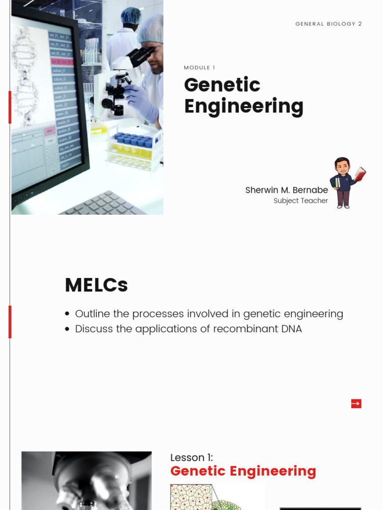 Gen Bio 2 L1 Pdf Genetic Engineering Crispr