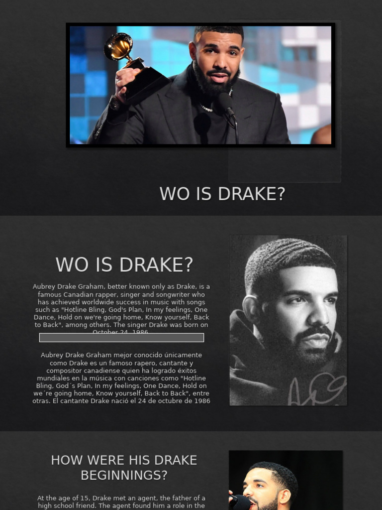 Who is Drake? Biography & Albums | PDF