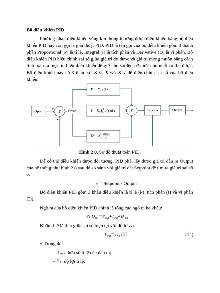 Bộ điều khiển PID | PDF
