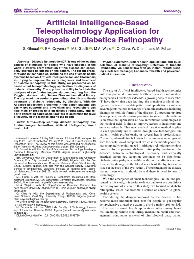 Artificial Intelligence-Based Teleopthalmology Application for ...