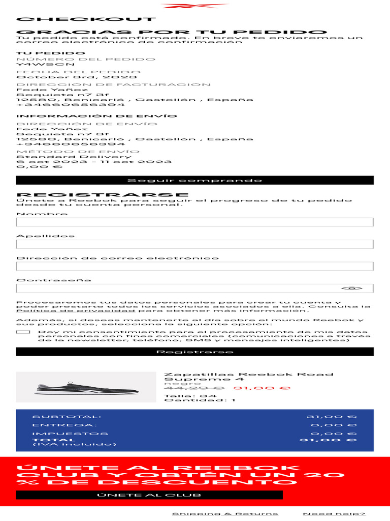 Reebok Oficial ES Ropa deportiva, zapatillas y la colección Reebok ...