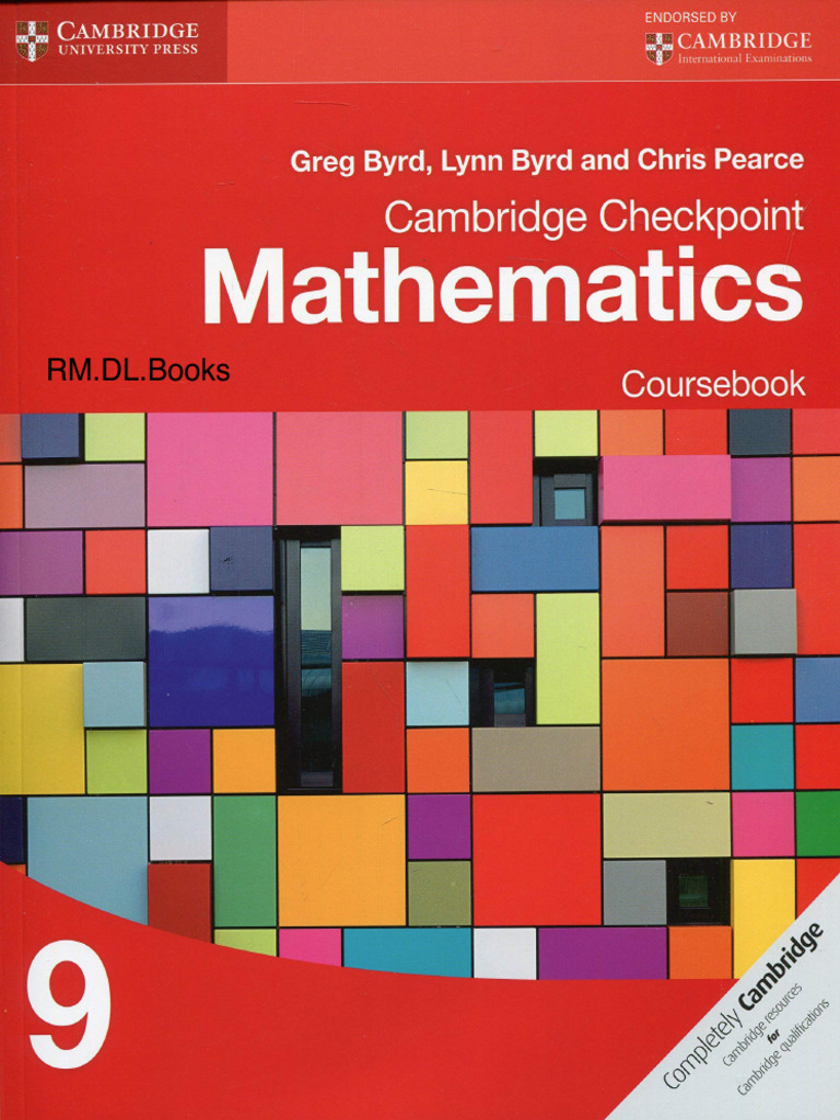 Cambridge Checkpoint Mathematics Course Book Grade 9 | PDF